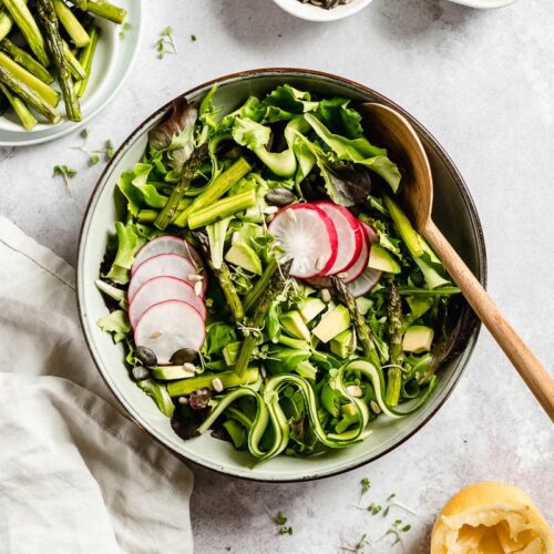 Mâche Salad with Yogurt Dressing - Wholefood Soulfood Kitchen