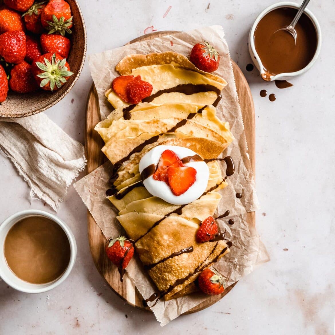 Simple 3-Ingredient Crepes - Wholefood Soulfood Kitchen