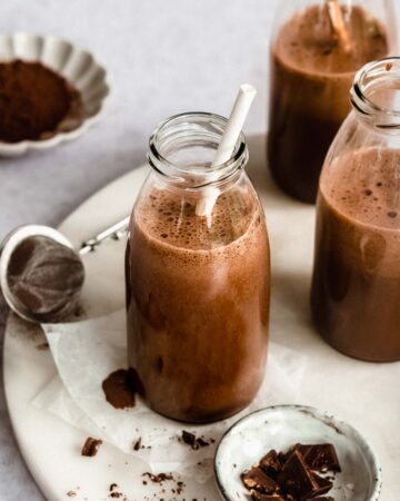 Healthy Chocolate Milk With Cocoa Powder - Wholefood Soulfood Kitchen