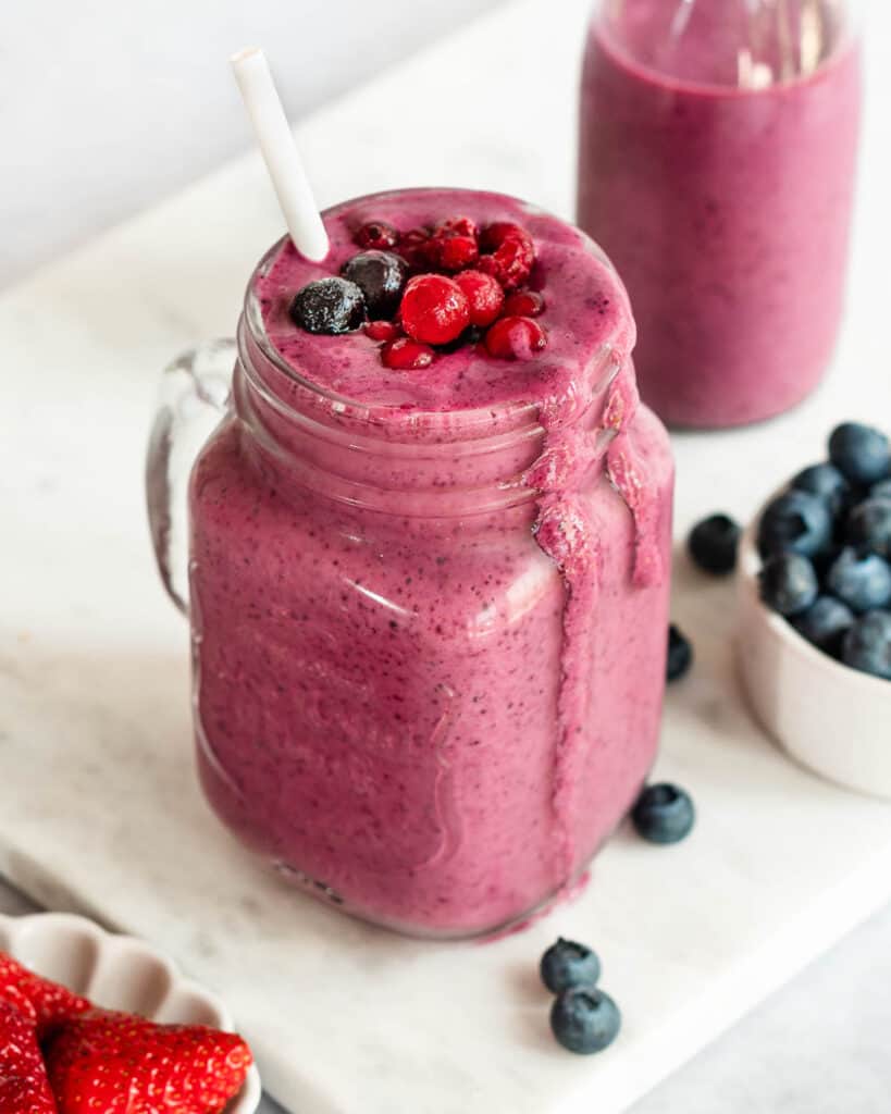 Frozen Berry Smoothie - Wholefood Soulfood Kitchen