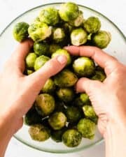 Roasted Frozen Brussels Sprouts - Wholefood Soulfood Kitchen
