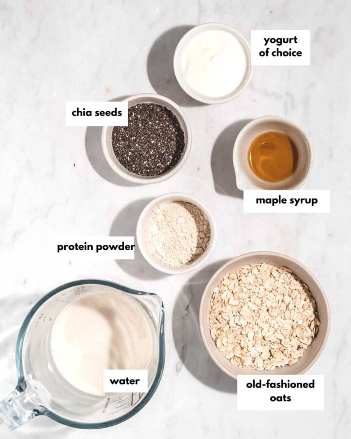 High Protein Overnight Oats - Wholefood Soulfood Kitchen